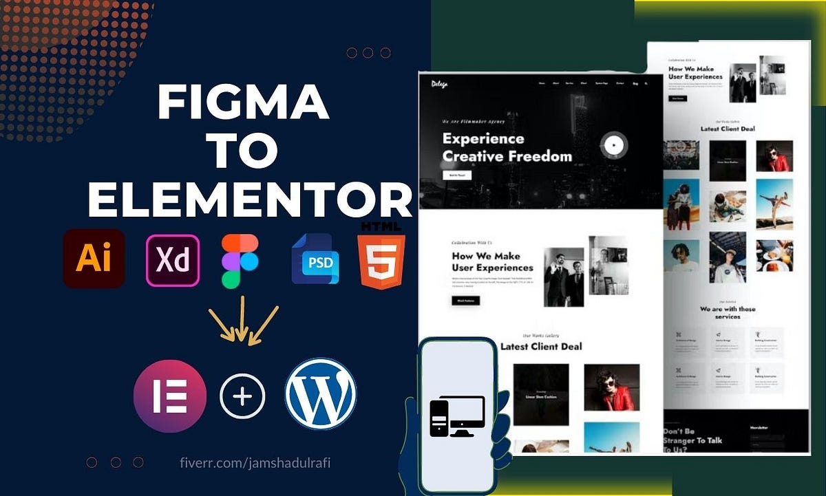 Are You Looking For Convert Figma To Elementor Wordpress Website Figma Landing Page Or Psd