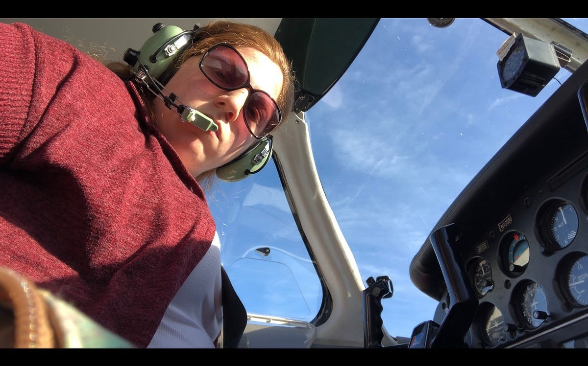 How it feels to fly a plane SOLO for the FIRST time | by C. Michelle ...
