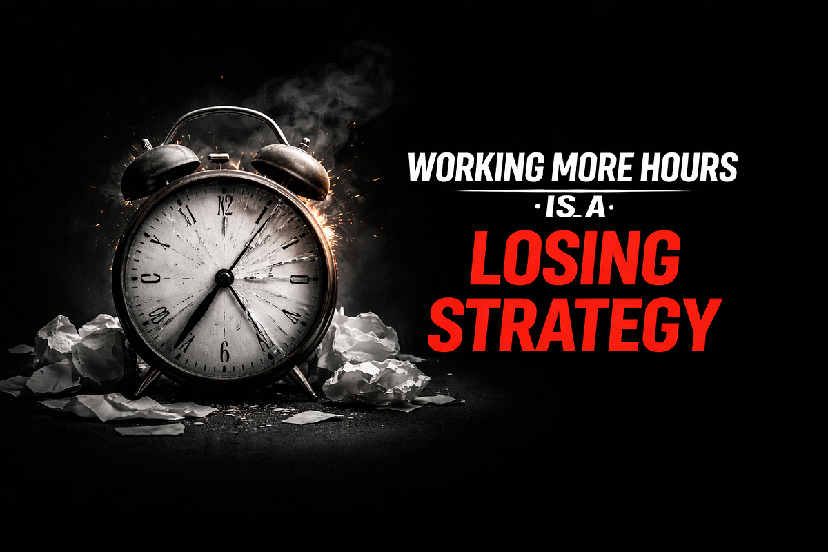 Working More Hours Is a Losing Strategy | by Ahmad Azlan | Jan, 2026 ...