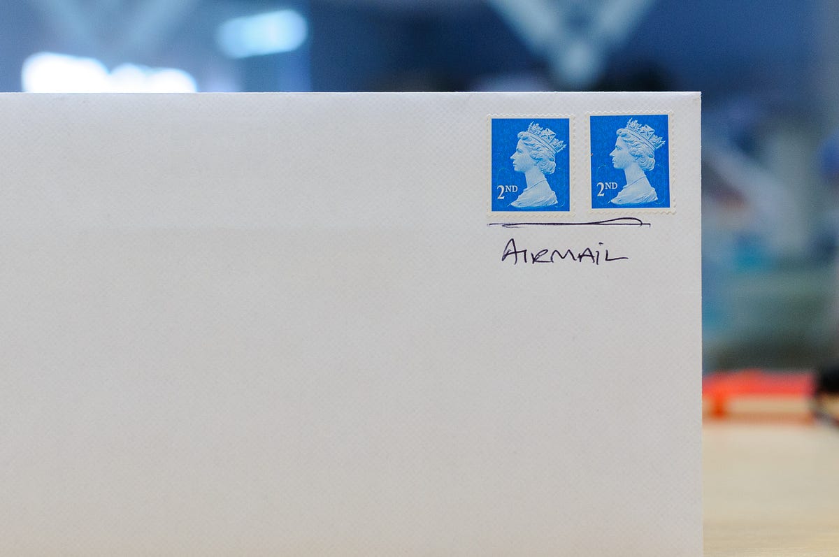 #28: Envelope, Stamps and the Royal Mail | by Carlo Müller | Medium