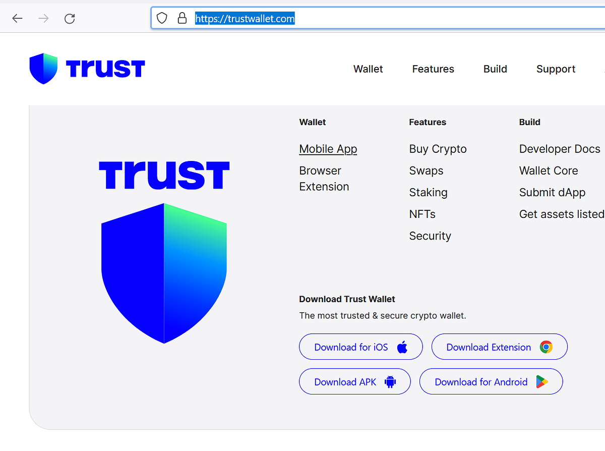 Trust Wallet: Official Site for Downloading app … - Trust Wallet ...