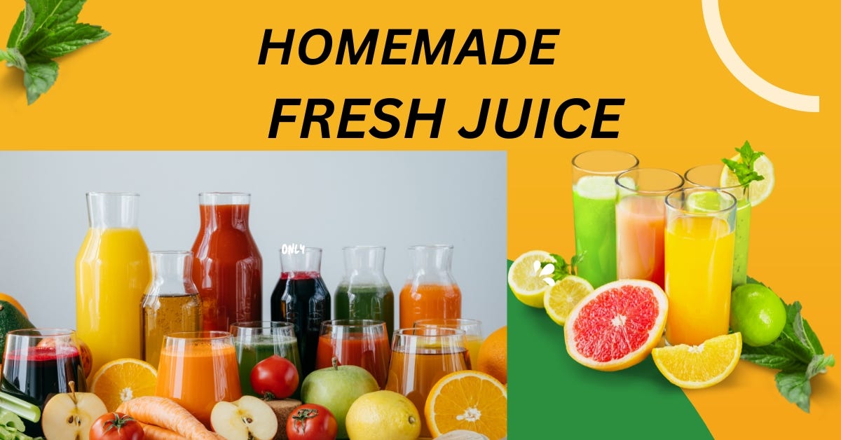🍊 Refreshingly Simple: Easy Homemade Juice Recipes You’ll Love 🍓🥤 | by ...