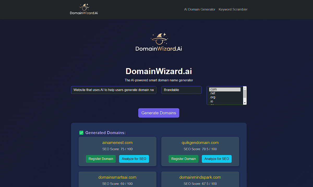 The Best AI Domain Name Generators | Medium