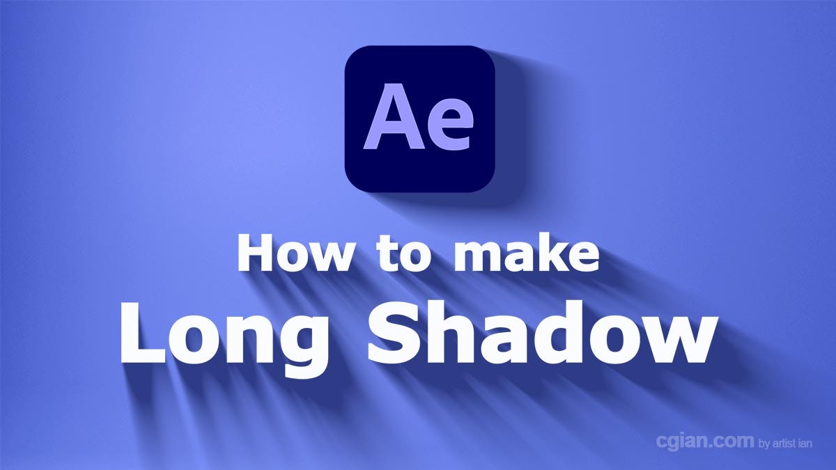 After Effects Long Shadow No Plugin - how to adobe - Medium