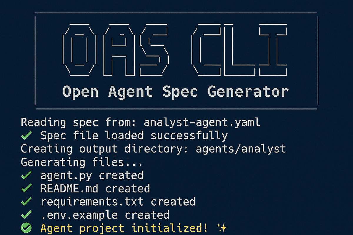 Introducing : Open Agent Spec. The Next Layer After Behavioural… | by ...