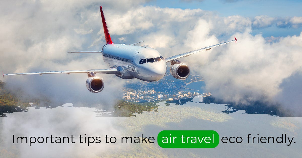 Important tips to make Air travel eco-friendly | by Megamax Aviation ...