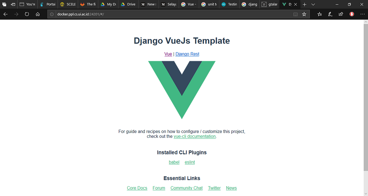 Vue.js + Django + Docker, Behind the Core of EXAMICS | by Ichlasul Affan | Au PPL | Medium