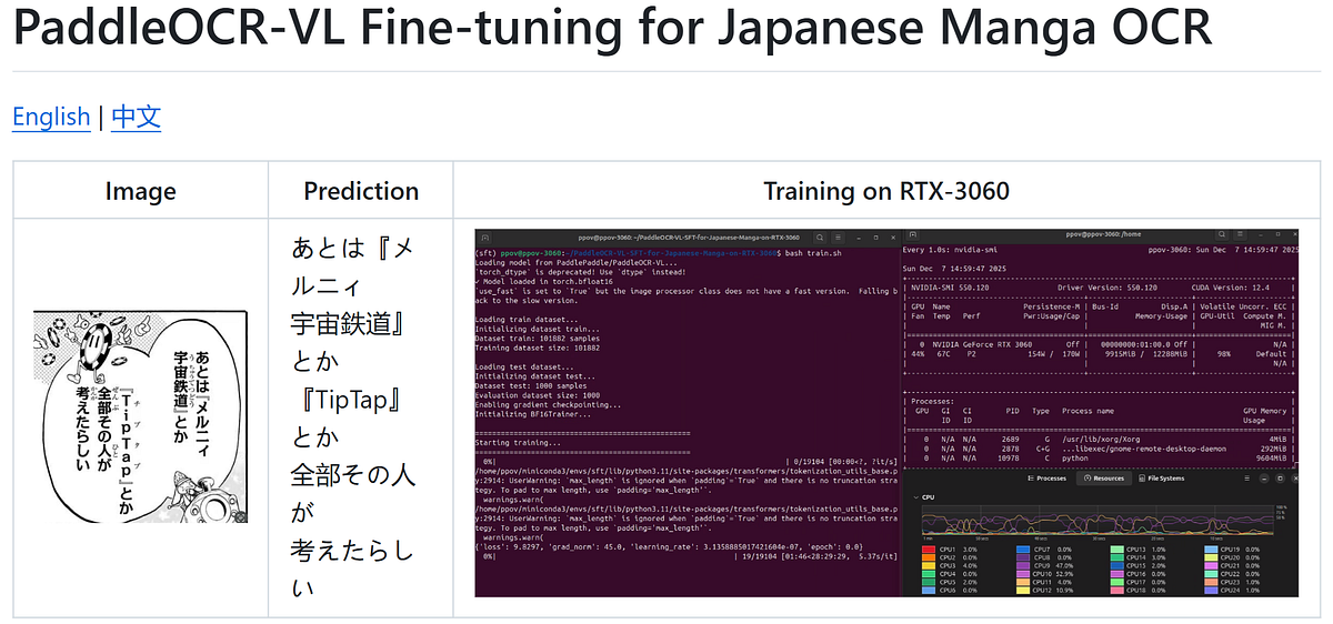 Cracking the “Vertical Text” Curse: Fine-tuning PaddleOCR-VL for ...
