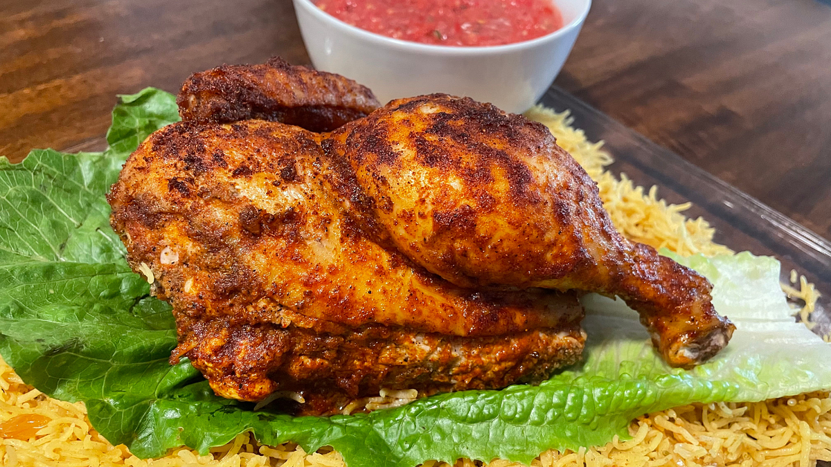 Arabian Chicken Mandi & Rice Recipe by Desi Foods USA | by Chef at ...