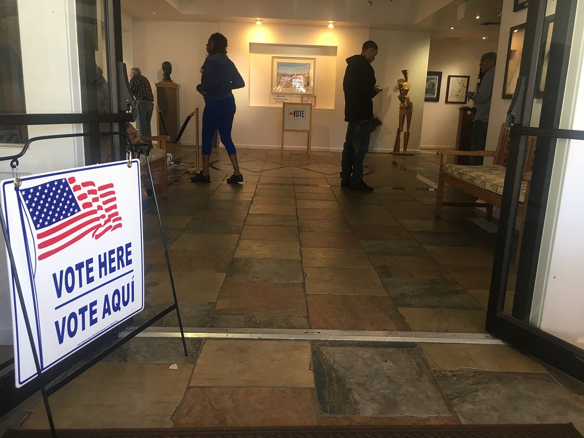 Polling the Pollsters. The polling office at Rancho San Rafael… | by ...