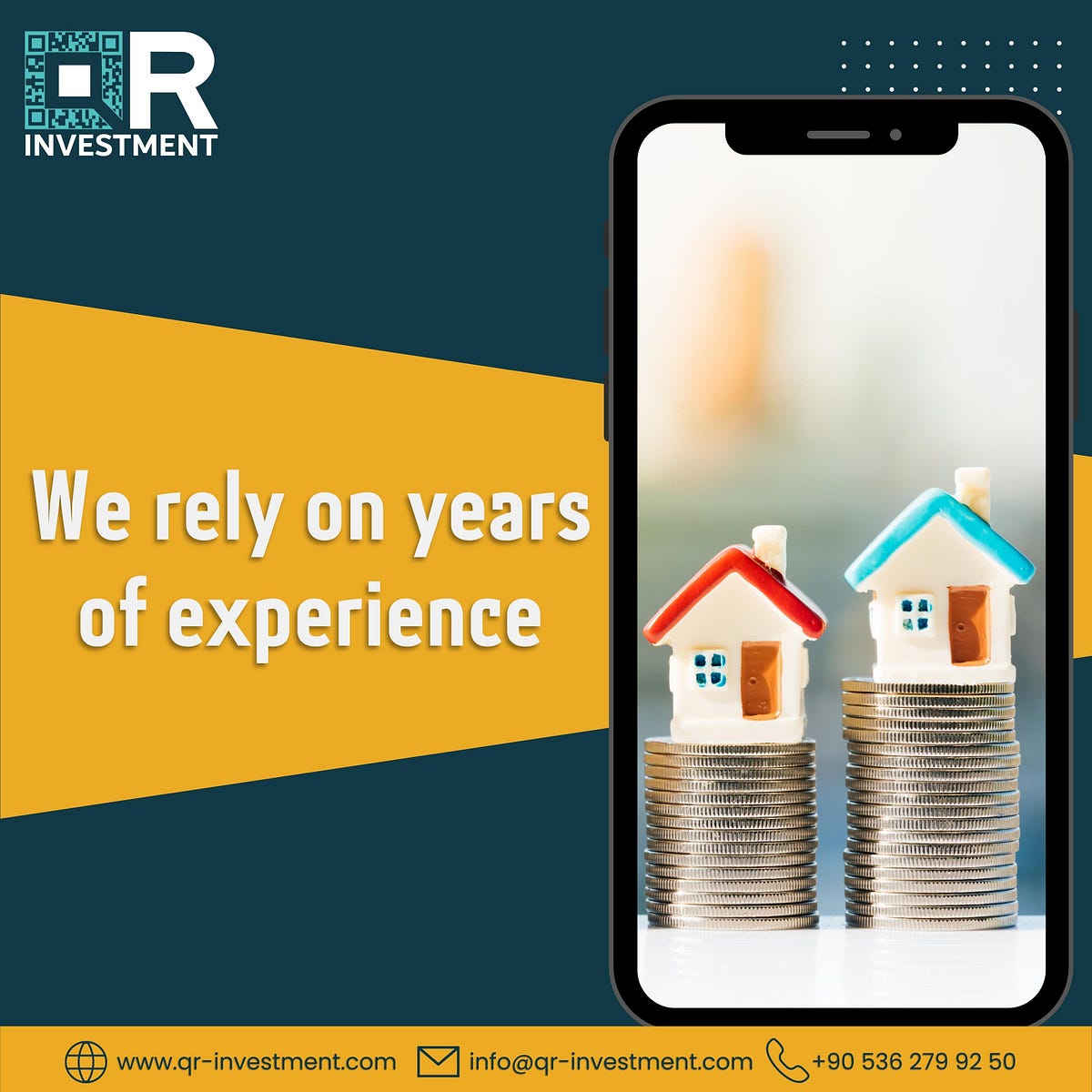 Invest in us we have many years of experience Yıllara göre deneyimimiz ...