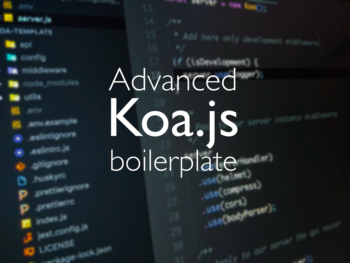 Create Koa Application: an advanced Koa.js boilerplate creator. | by Marco Antonio Ghiani | The ...