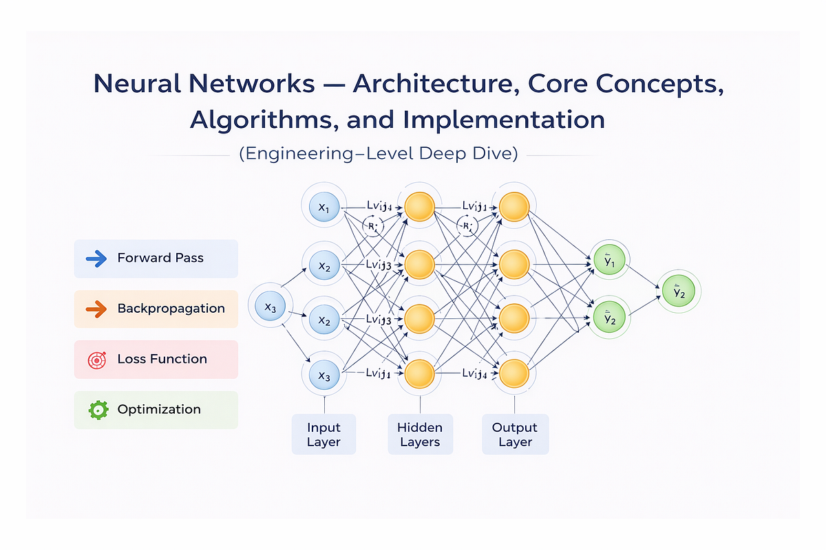 Neural Networks — Architecture, Core Concepts, Algorithms, and ...