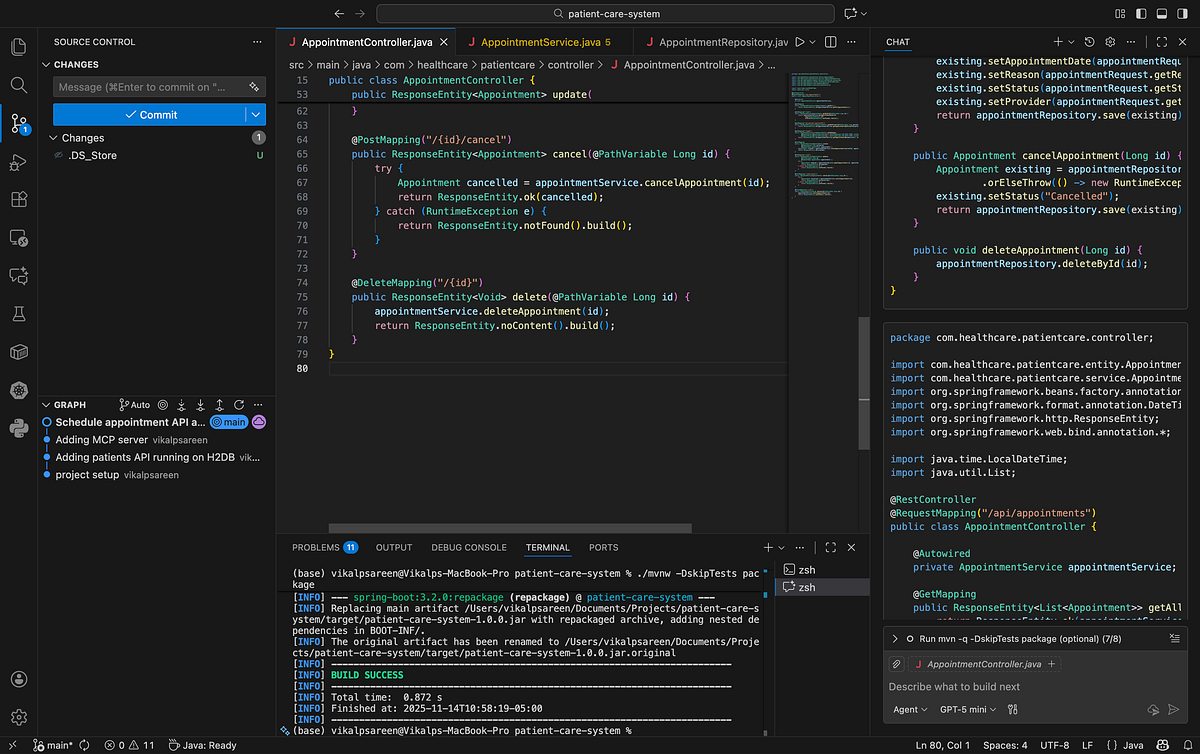 Building Spring Boot Features with GitHub Copilot: A Pattern-Based Approach | by Vikalp | Nov ...