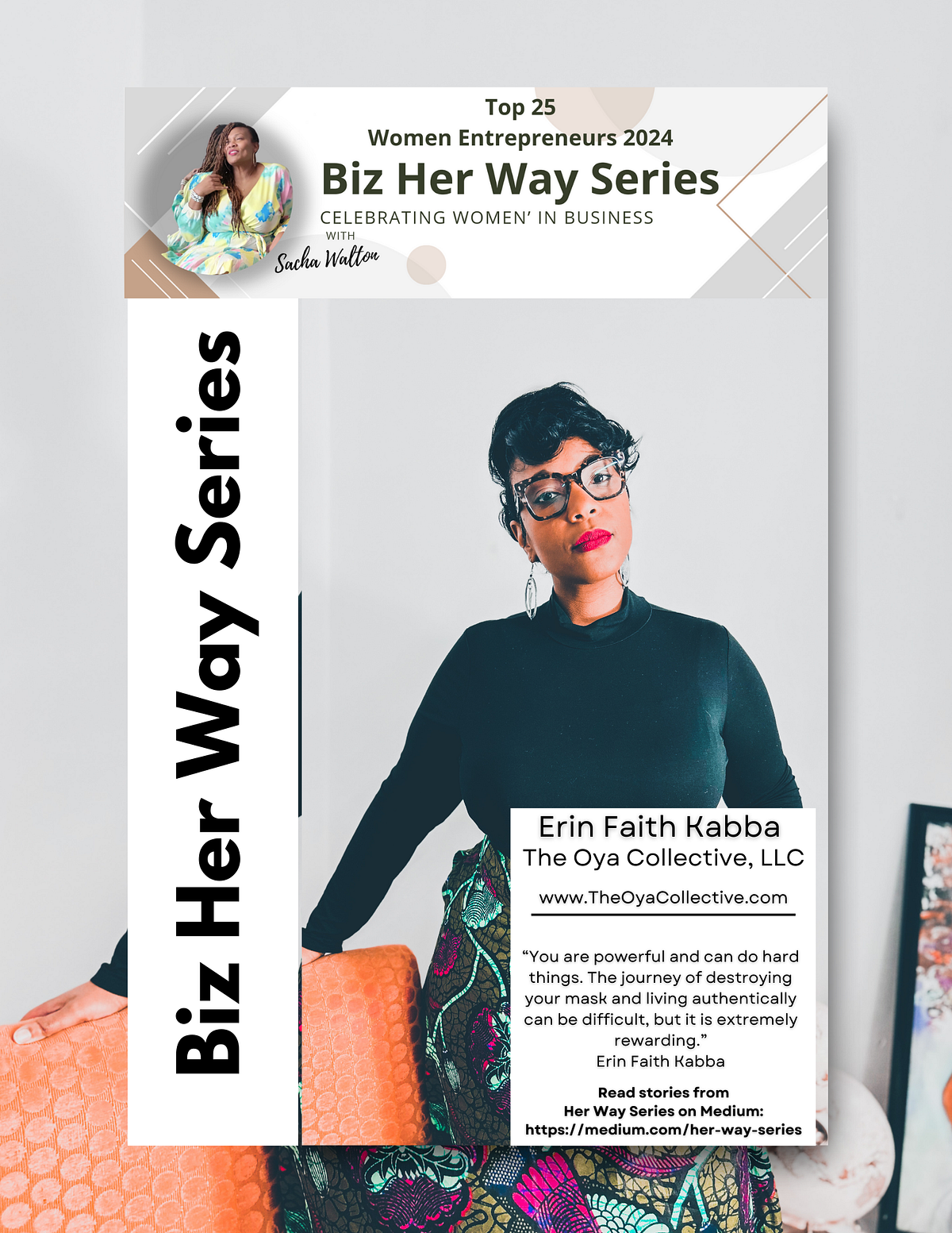 Biz Her Way Series Meet Author And Life To Death Coach Erin Faith