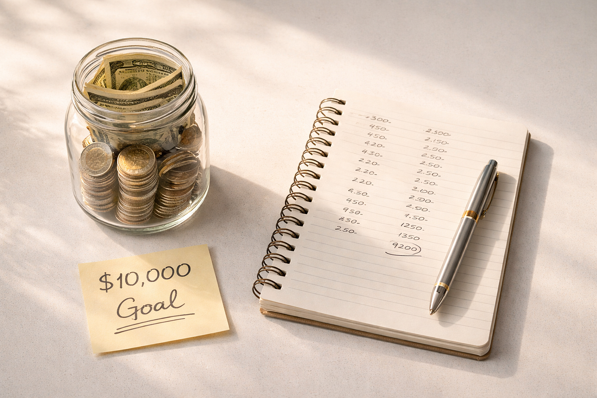 How I Saved $10,000 in One Year on a Regular Salary (Step-by-Step) | by ...