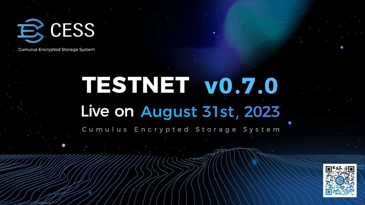 Cumulus Encrypted Storage System (CESS) Testnet v0.7.0 Will Launch on ...