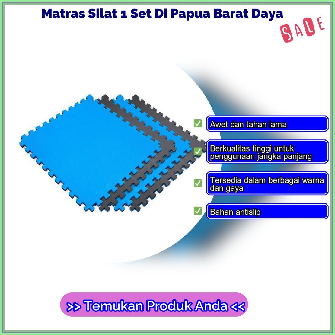 Matras Silat 1 Set Di Papua Barat Daya - Tatami Matras - Medium
