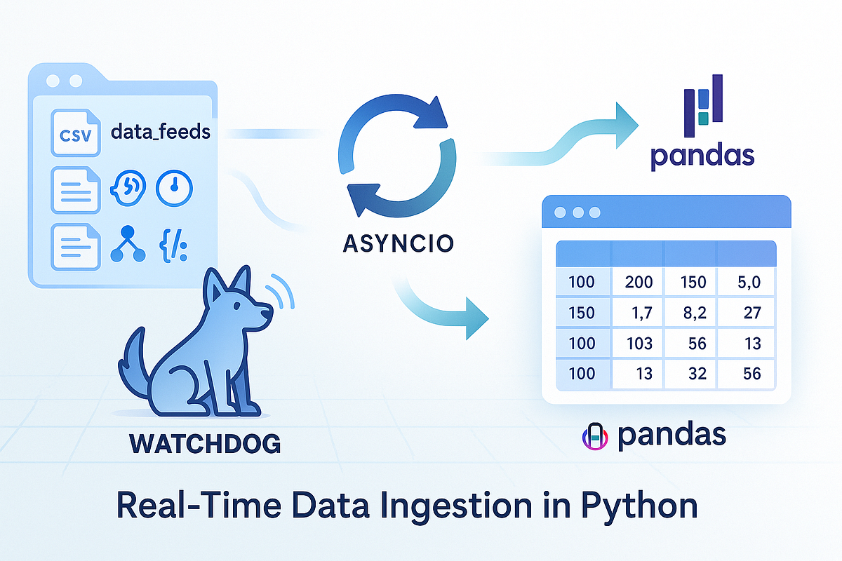 Real-Time Data Feeds in Pandas Using Watchdog and AsyncIO | by Hash Block | Jul, 2025 | Medium