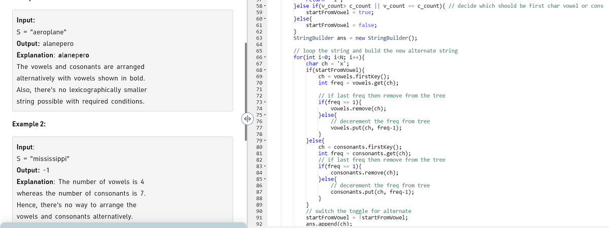 Alternate Vowel and Consonant String | by Farhan Pixolo | Medium