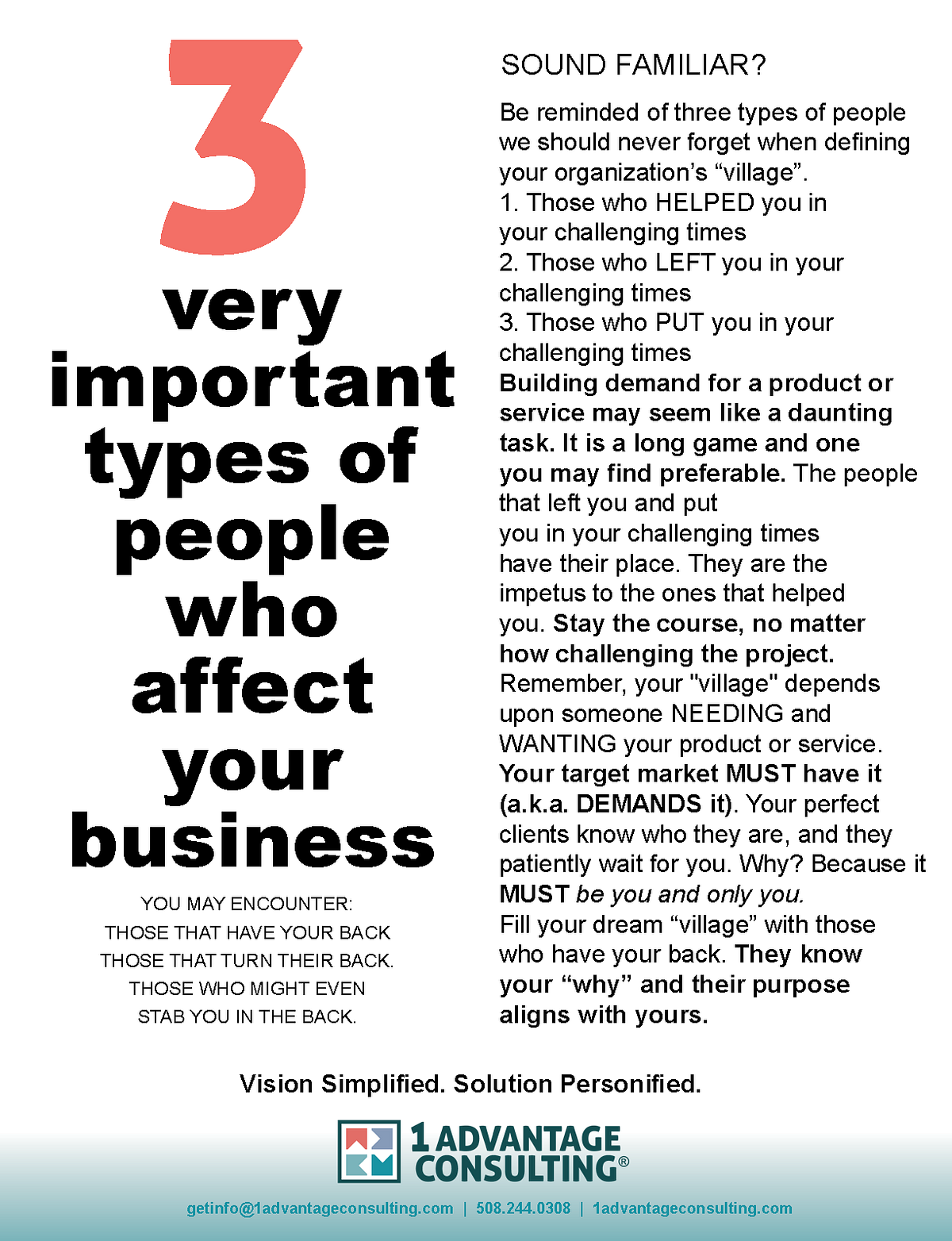 Three Very Important Types of People in Your Life - Donna Kayarian ...