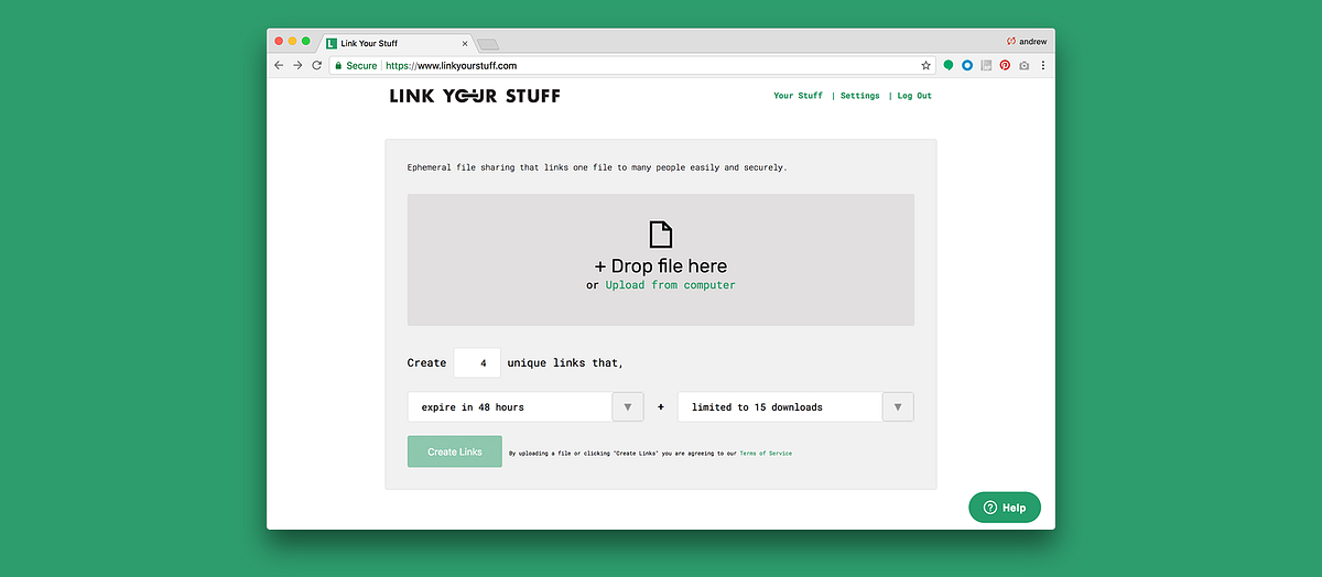 Link Your Stuff. Introducing ephemeral file sharing that… | by Link ...