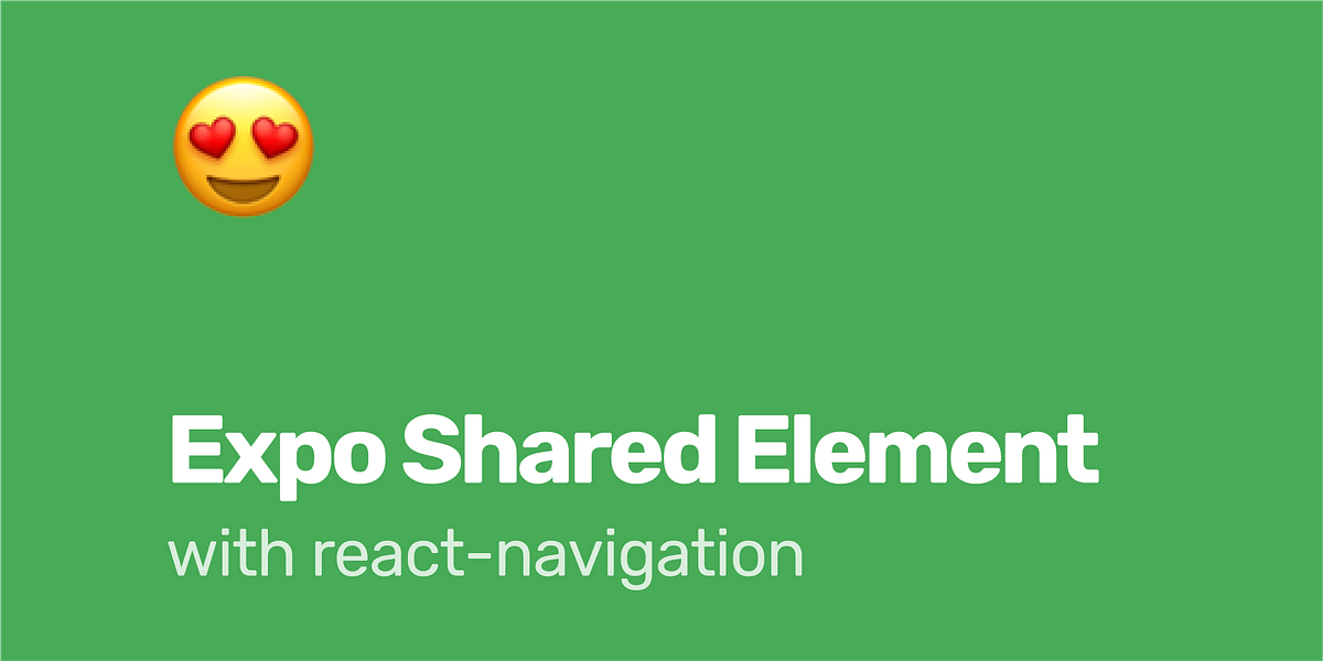 React Navigation과 Shared Element를 사용한 페이지 전환 애니메이션 구현 - TOKTOKHAN.DEV — TEAM