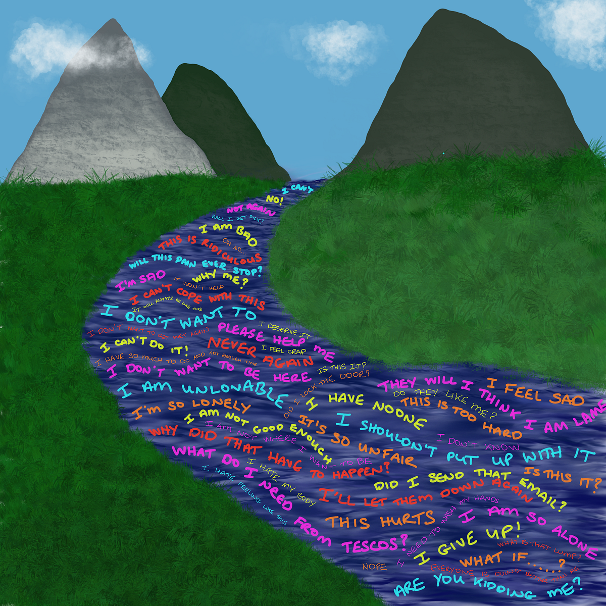 Managing Difficult Thoughts — Mind Like a River Metaphor | by Dr. Liz ...
