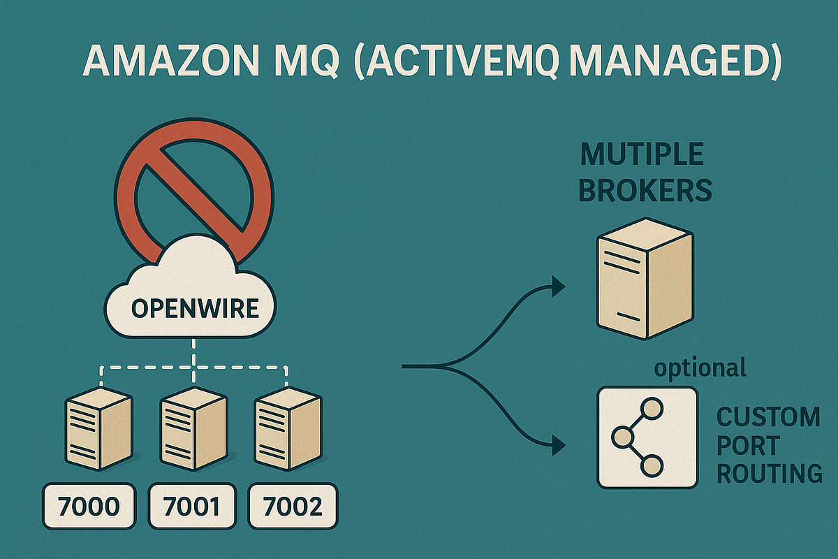 Designing Multi-Broker Architectures in Amazon MQ (ActiveMQ Managed Service) | by Slobodan ...