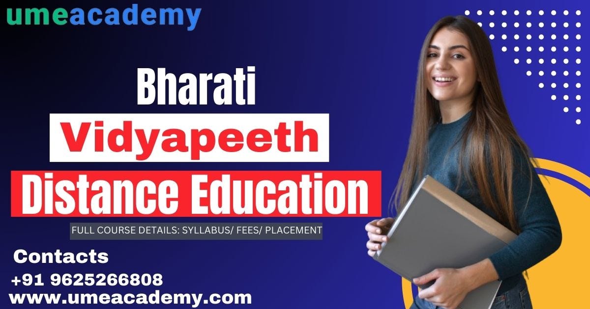 Bharati Vidyapeeth Distance Education - Vinay - Medium