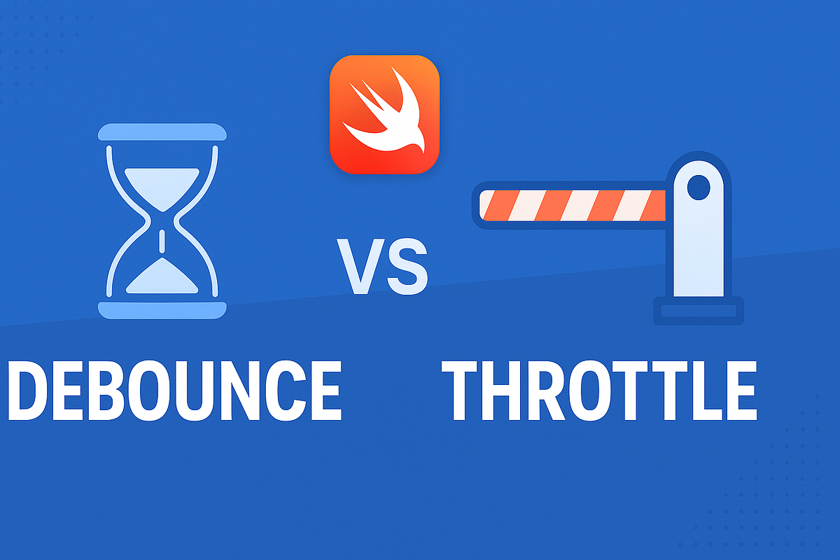 Mastering Event Flow: Debounce vs. Throttle in Swift | by Alok Upadhyay ...