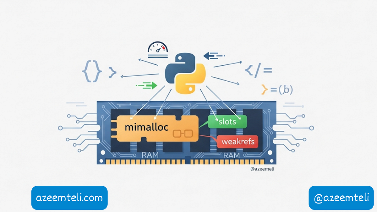 Master Python Memory: mimalloc, Slots & Weakrefs That Save Your RAM | by Azeem Teli | PyZilla ...