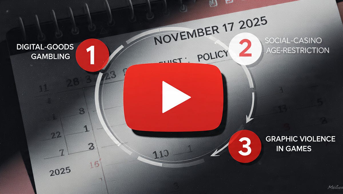 3 New YouTube Policies Effective from 17 November 2025 | by Wasif ...
