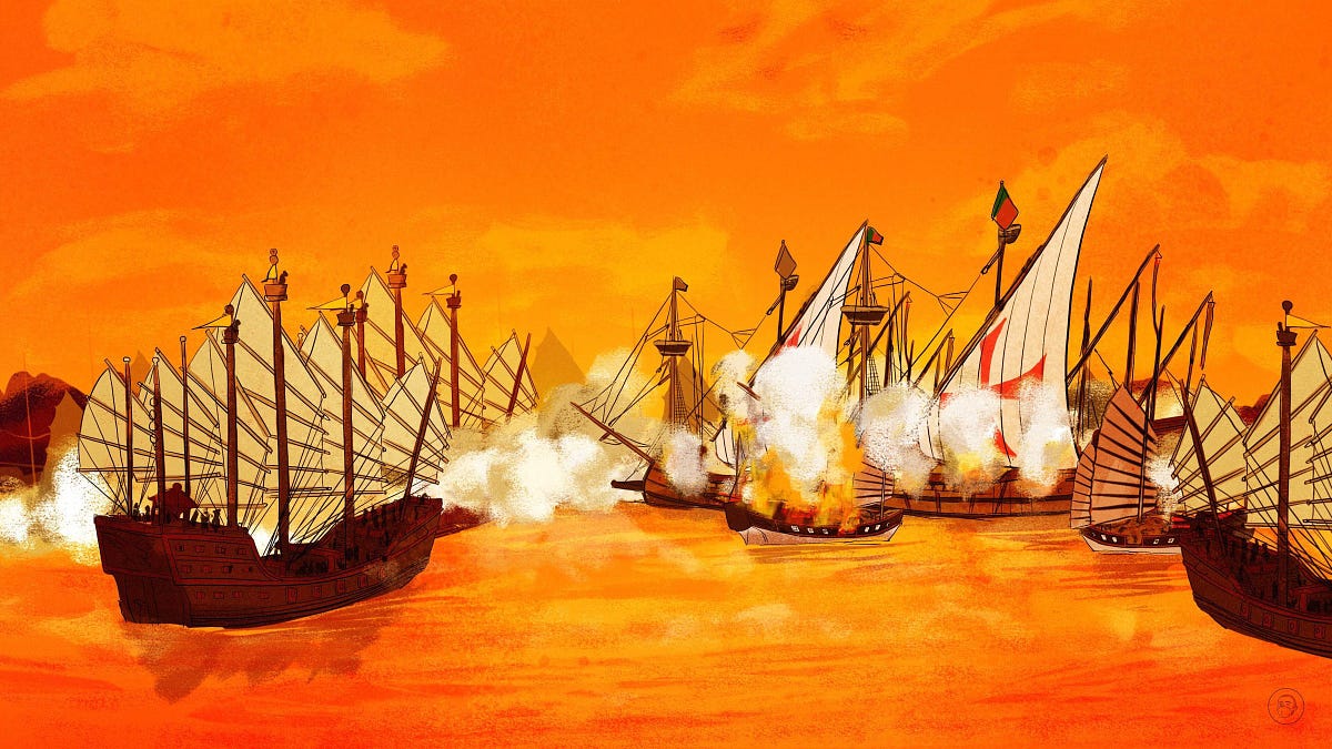 The Ming Dynasty’s Naval Battles Against European Powers | by Ivymia ...