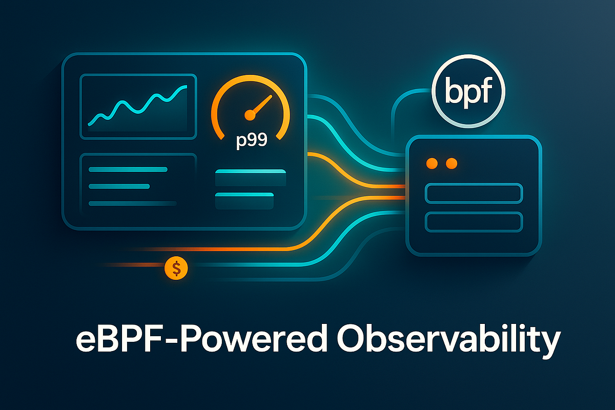 eBPF Observability, No Agents, Lower p99 | by Nikulsinh Rajput | Sep, 2025 | Medium