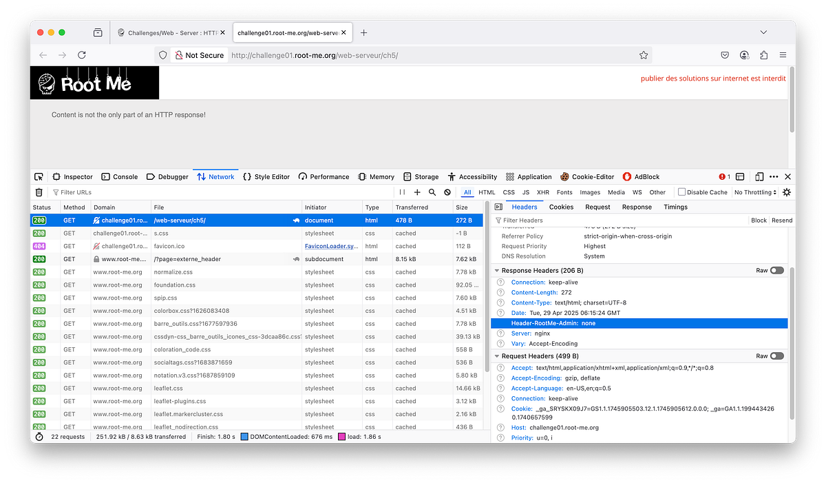 root-me | web-server | lab-10 | HTTP-Headers Walkthrough | by Sarthak Dukare (ssh_fsociety) | Medium