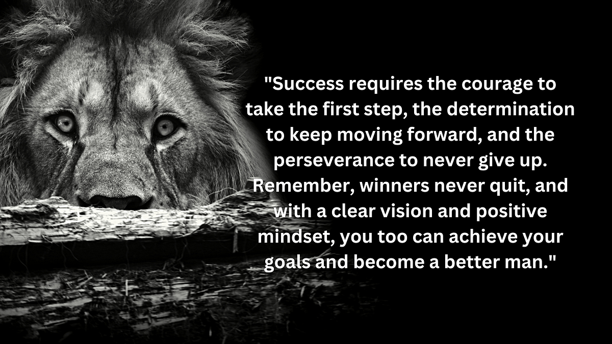The Philosophy of Success: Embracing Courage, Determination, and ...