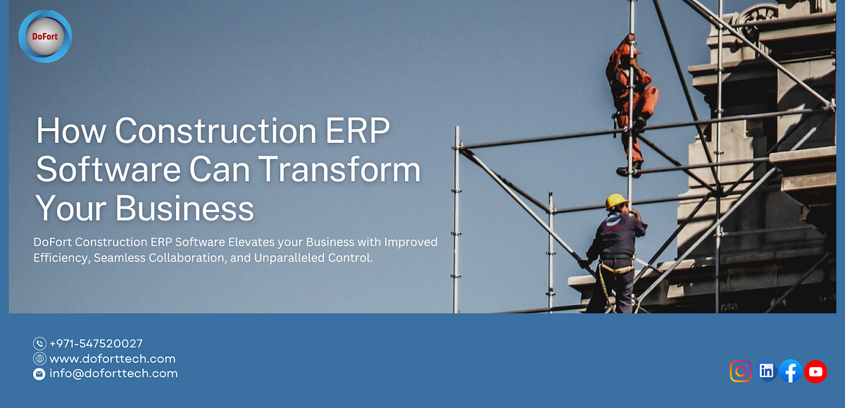 How Construction ERP Software Can Transform Your Business | Medium