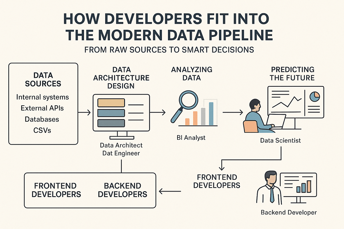 How Developers Fit Into the Modern Data Pipeline: From Raw Sources to ...