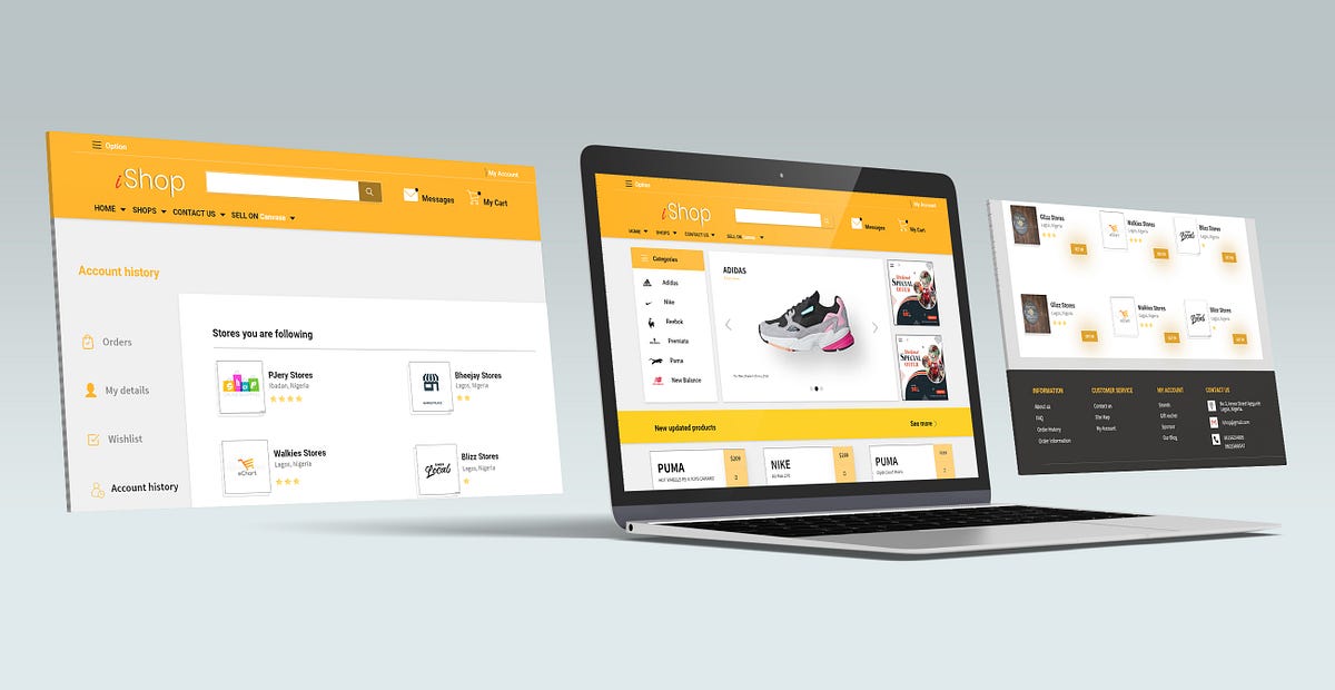 ishop ecommerce website. Ecommerce websites is now the most… | by ...
