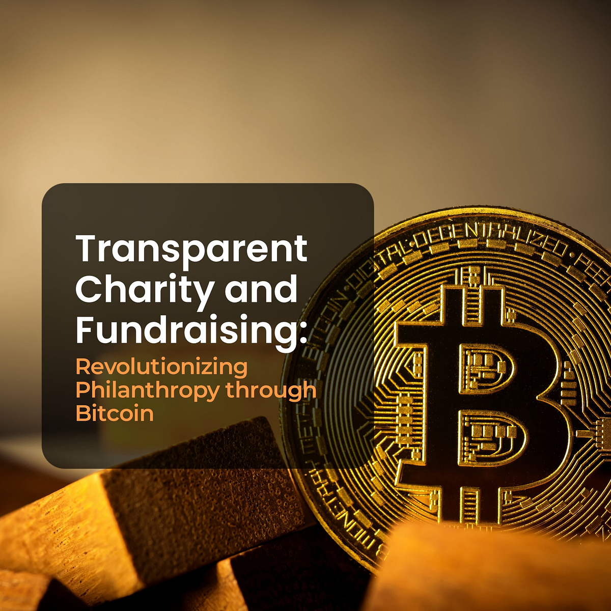 Transparent Charity and Fundraising: Revolutionizing Philanthropy Through Bitcoin | by Salim ...