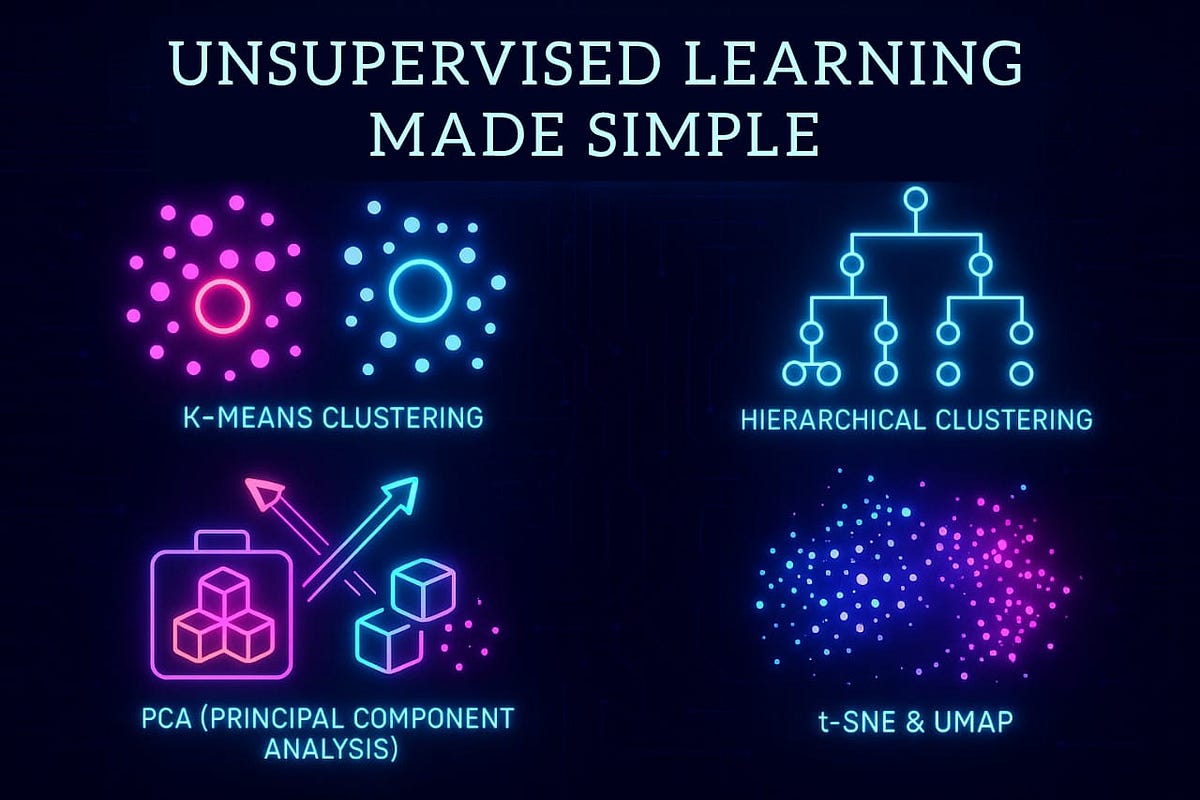Unsupervised Learning: A Simple Revision Guide | by Samriddhi Saxena | Jun, 2025 | Medium