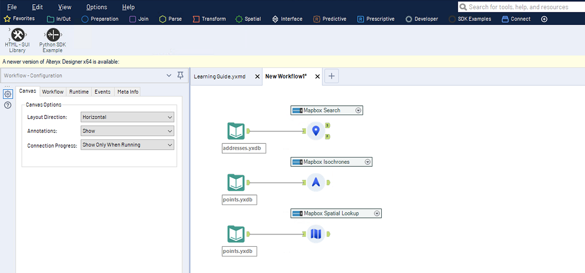 Mapbox modules for Alteryx. Search, Isochrones, and Spatial Lookup | by ...