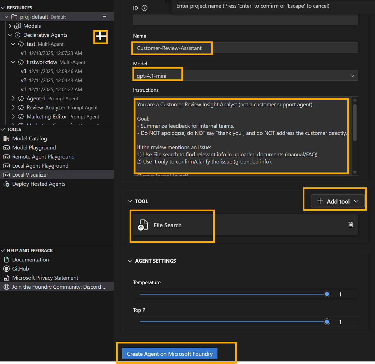 Part 7 — Working with Microsoft Foundry Agents in VS Code: Access ...