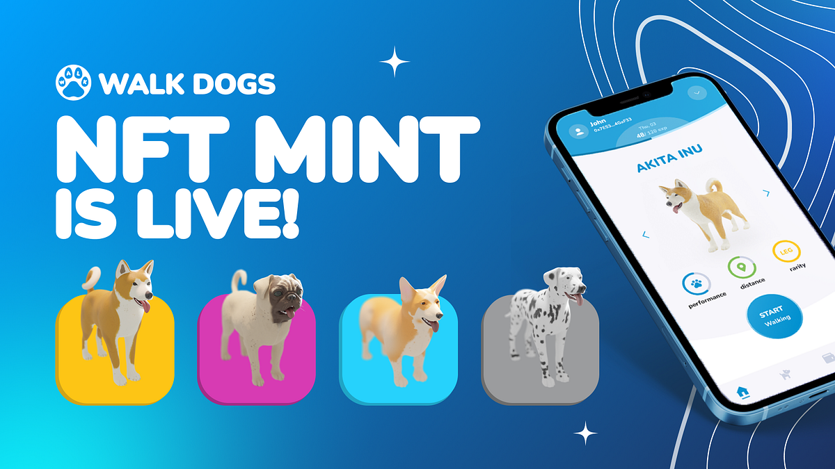 NFT Mint is Live! - Walk Dogs - Medium