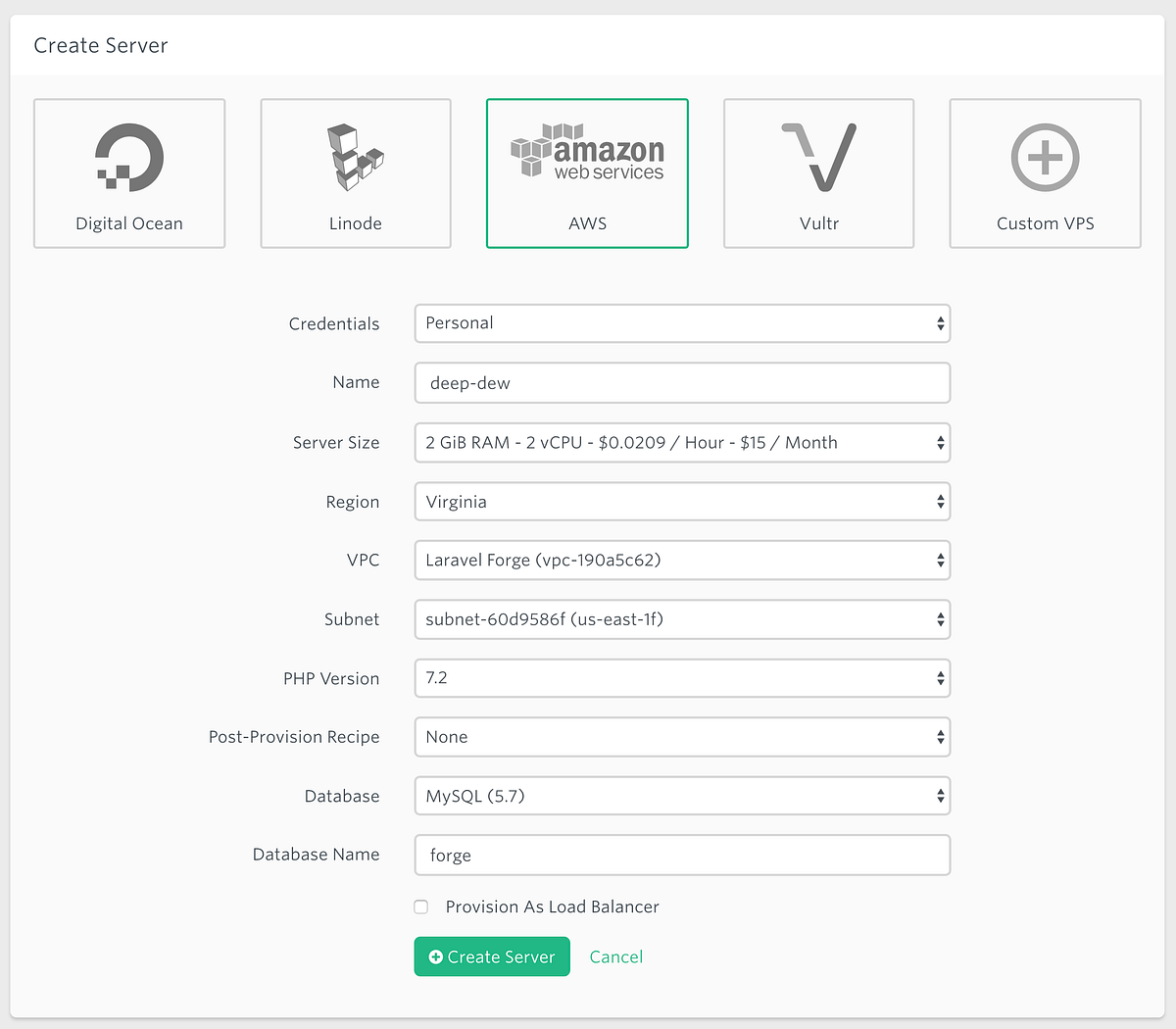 Forge AWS VPC / Subnet Improvements | by Taylor Otwell | Medium