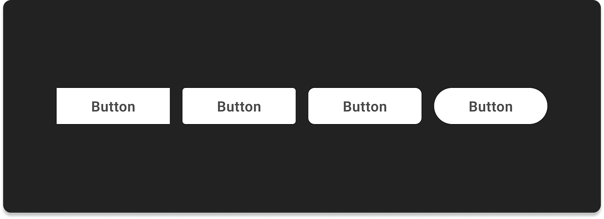 Button Radius in UI Design. Common Button Styles | by uxdworld.com | UX ...