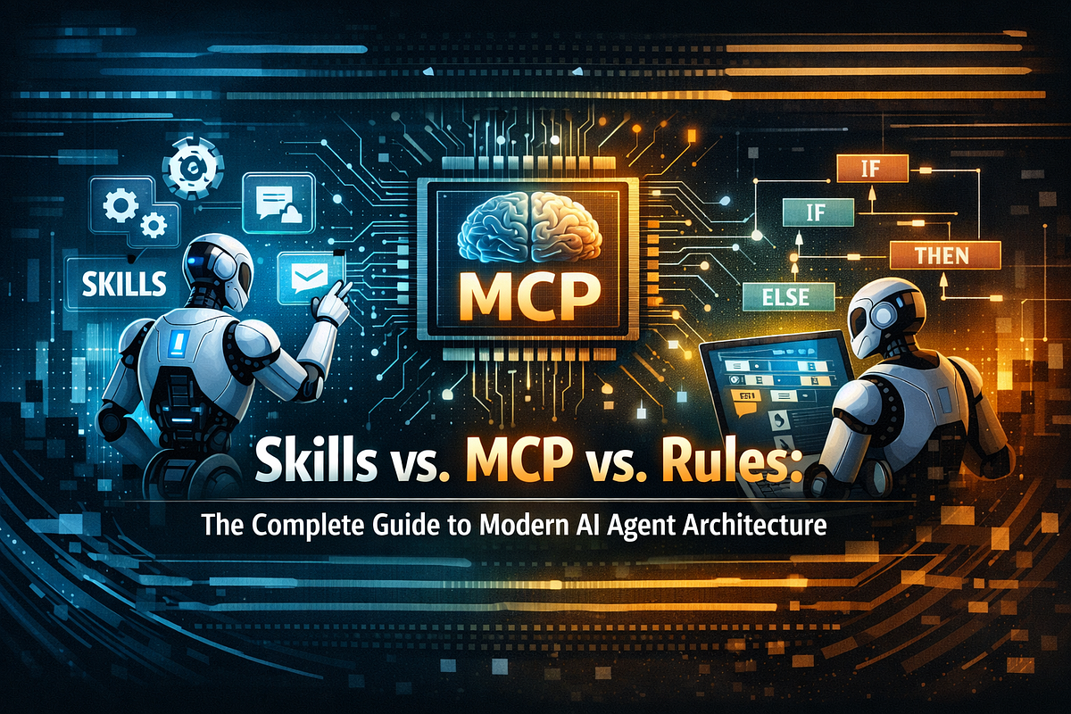 Skills vs. MCP vs. Rules: The Complete Guide to Modern AI Agent ...
