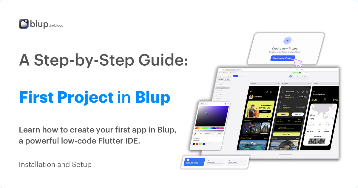 Your First Project in Blup: A Step-by-Step Guide | by Blup | Medium