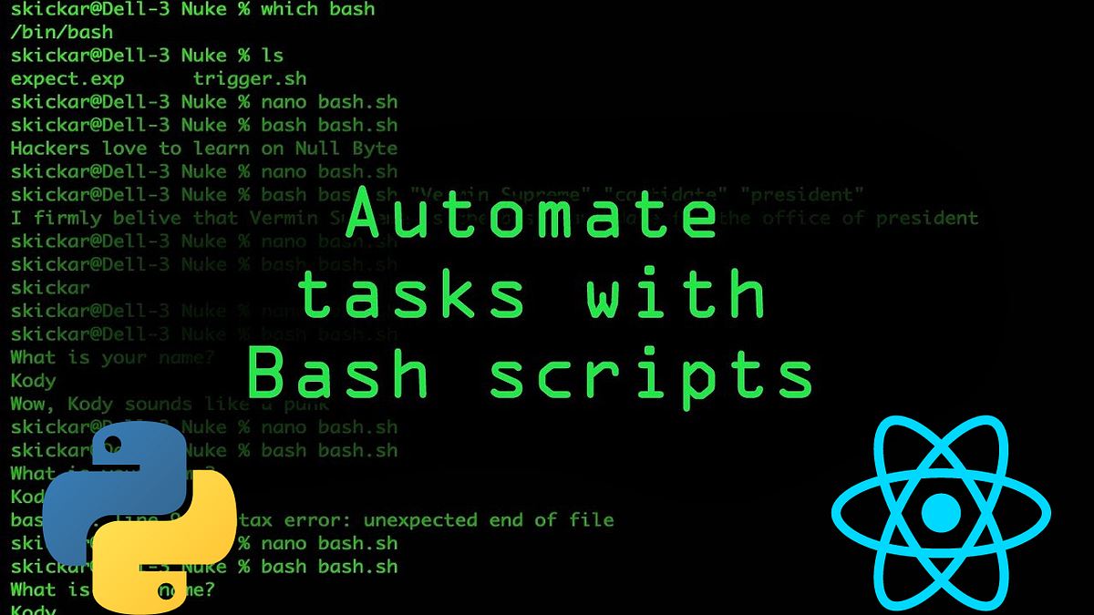Full Stack App Execution With Shell Scripting By Richard Taujenis Javascript In Plain English